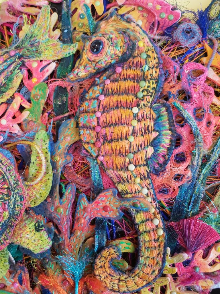 Nikki Parmenter - Textile Artist talk at the Marlborough Branch