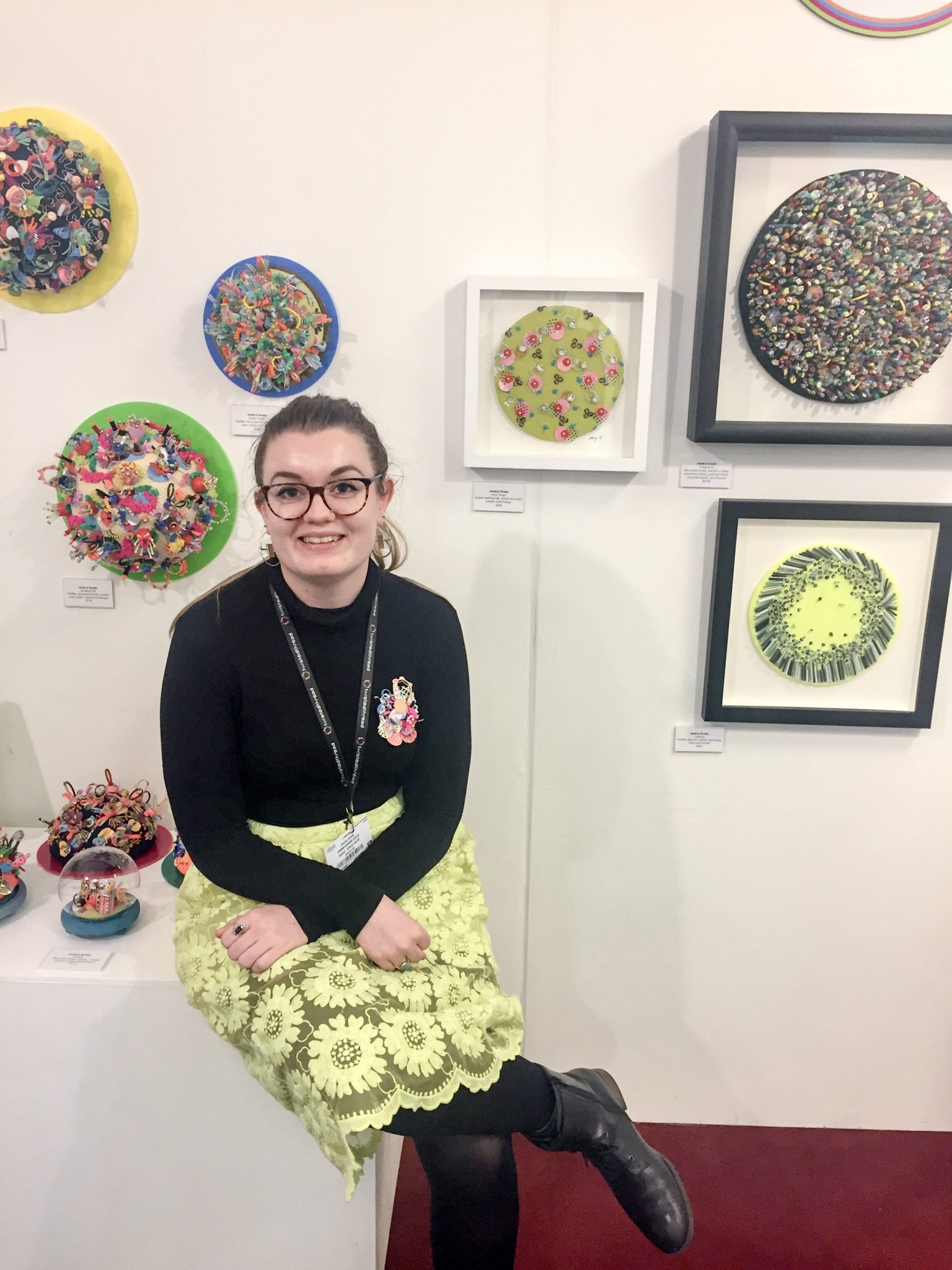 Jessica Grady - exciting embellishment textile artist - March 2021