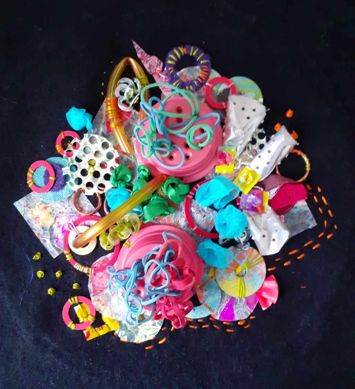 Jessica Grady's brilliant embellishment workshop on Zoom