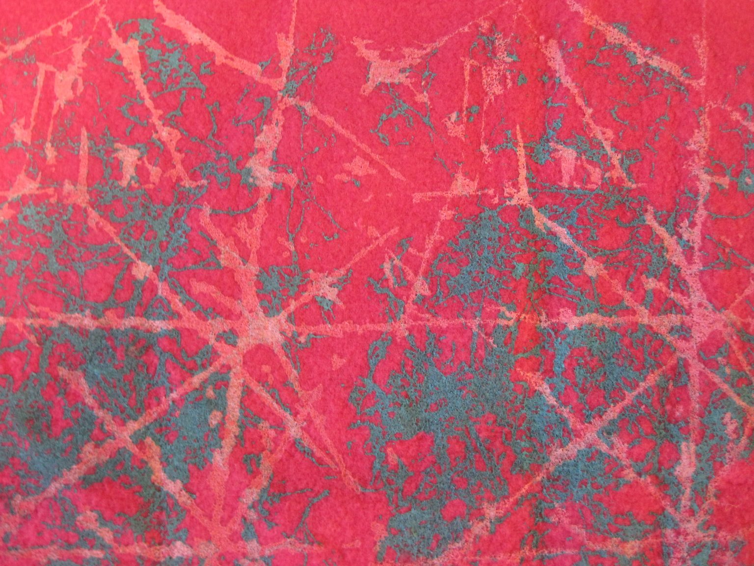 Brilliant fun day printing with textile artist, Alison Hulme