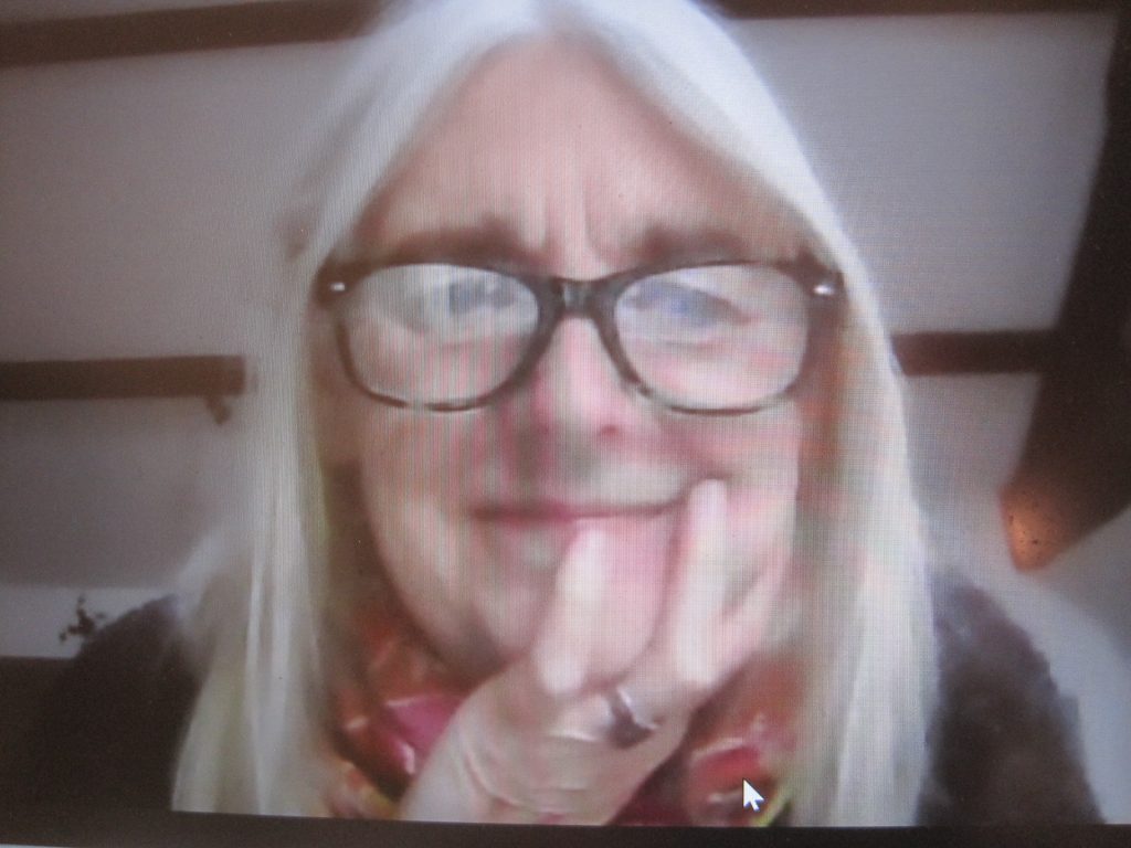 Textile artist and author, Bobby Britnell from Moor Hall Studio