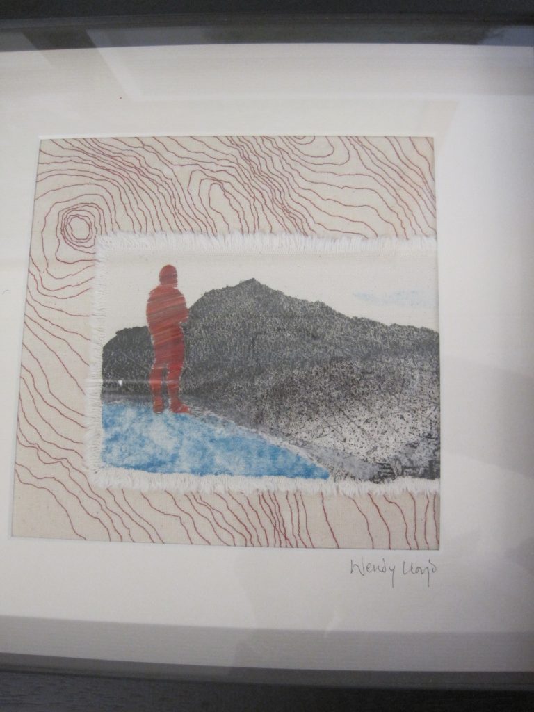 "My inspiration" by textile artist & printmaker Wendy Lloyd